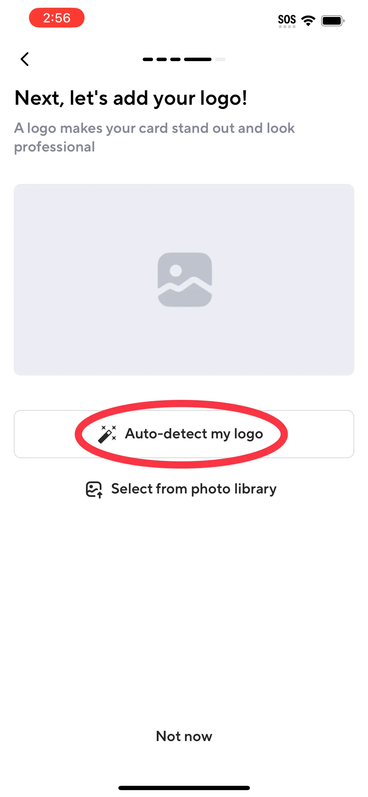 Creating your first Blinq Card – Blinq